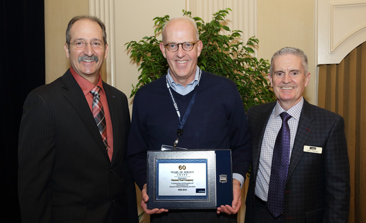 GTC receives NTMA's 60 year membership award - General Tool Company
